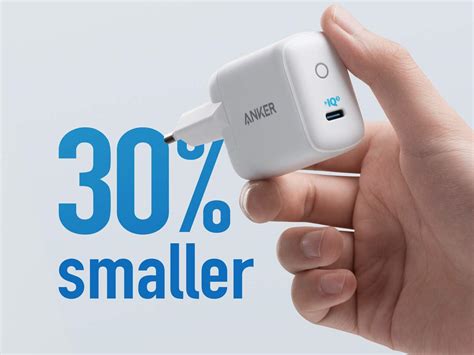 Anker PowerPort III mini Lader mit Schnellladetechnik PowerIQ 3.0 ...