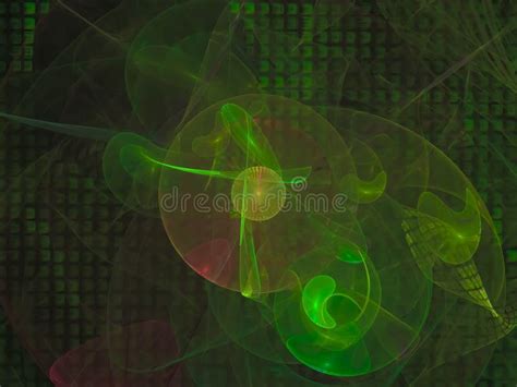 Abstract Digital Fractal Flow Beautiful Decoration Design Party