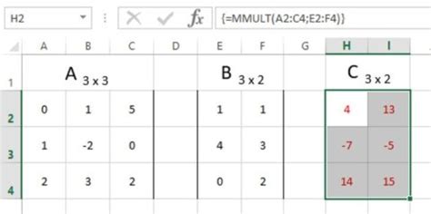 Cómo Multiplicar Matrices en Excel Cosmo del Como