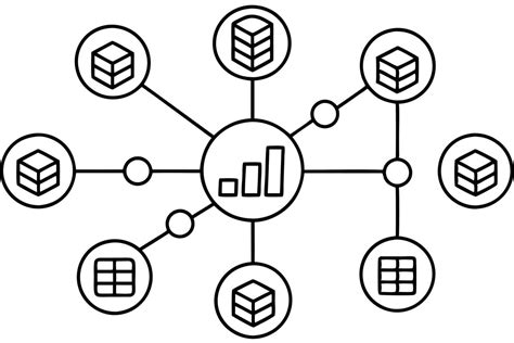 A Diagram Of A Network Of Data Storage Devices 53061859 Vector Art At Vecteezy