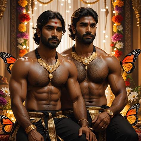 Majestic Indian Men In Sparkling Digital Art Ai Art