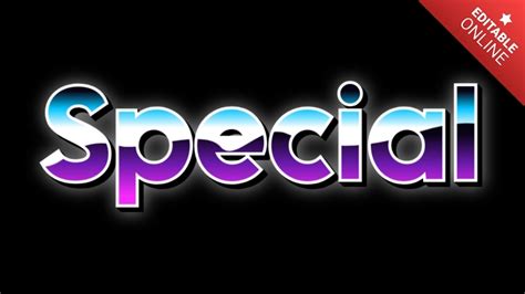 Special Text Effect Generator