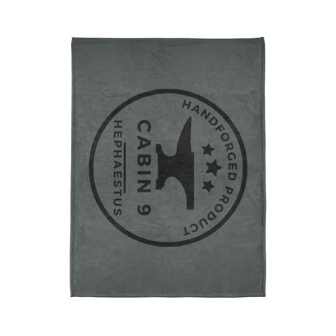 Percy Jackson Camp Half Blood Cabin 9 Hephaestus Dk Grey Soft