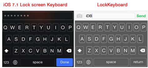 use ios 7 1 lock screen keyboard across entire ios with lockkeyboard