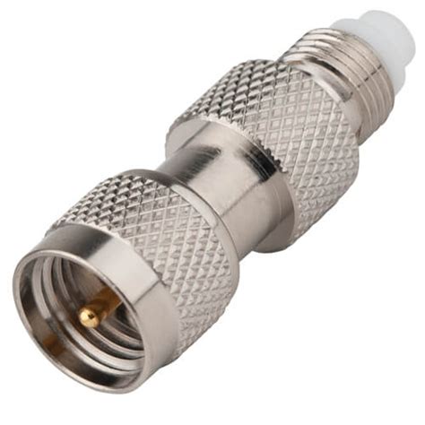 Rf Industries Rfe Adapter Mini Uhf Male To Fme Female Nickel Body Plating Alliance