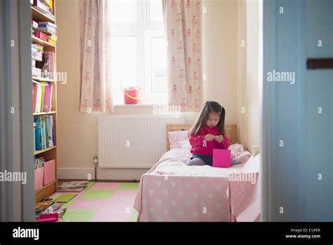 Girl Playing Herself High Resolution Stock Photography And Images Alamy