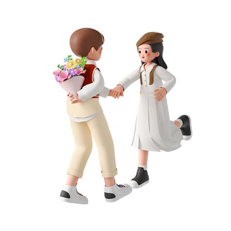 七夕 情人节 3d人物