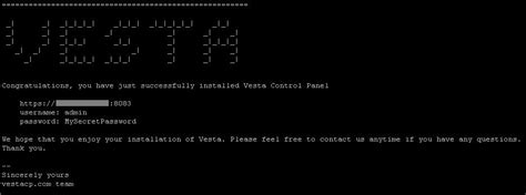 Installing The VestaCP Panel Zomro