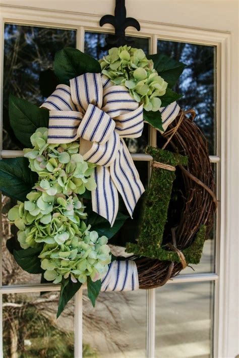 Hydrangea Spring Wreath Hydrangea Wreath Diy Spring Wreath