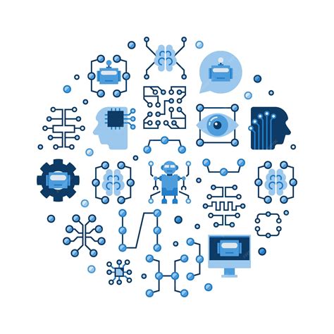 Premium Vector Machine Learning And Ai Vector Colorful Flat