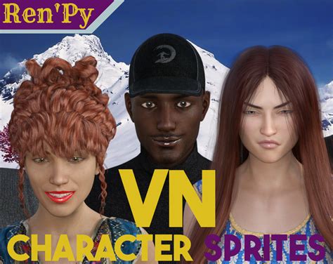 Vn Character Sprite Set For Renpy By Crimson Blood Assets