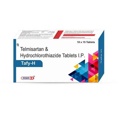 Telmisartan Hydrochlorothiazide Tablet At Rs 120 Box Telmisartan Hydrochlorothiazide Tablet In
