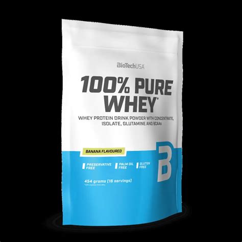 Купить протеин Протеин 100% Pure Whey, Biotech USA, 454 г (454 грамм) в ...