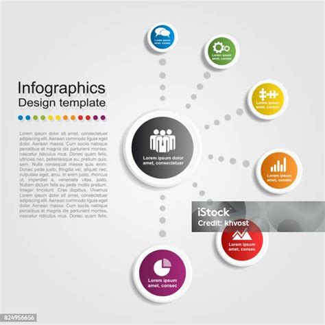 데이터에 대 한 장소 Infographic 디자인 서식 파일입니다 벡터 일러스트입니다 6에 대한 스톡 벡터 아트 및 기타 이미지 6 추상적인 층계 Istock