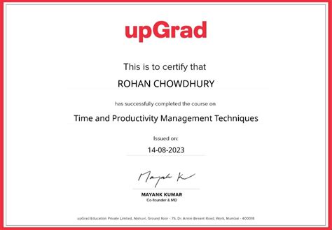Rohan Chowdhury On Linkedin I Am Happy To Share My Completation