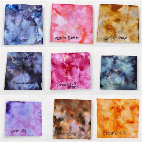 The Best Ice Dye Color Combinations For Procion Dyes Artofit