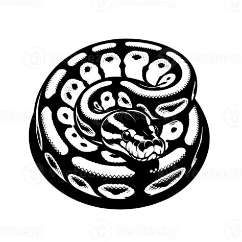 Ball Python Clipart Black And White