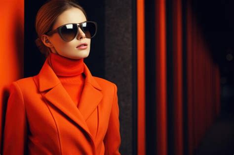 Premium AI Image Portrait Of A Blind Lady Wearing Adaptive Spectacles Symbolizing