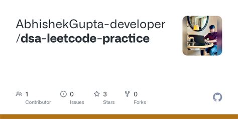 github abhishekgupta developer dsa leetcode practice