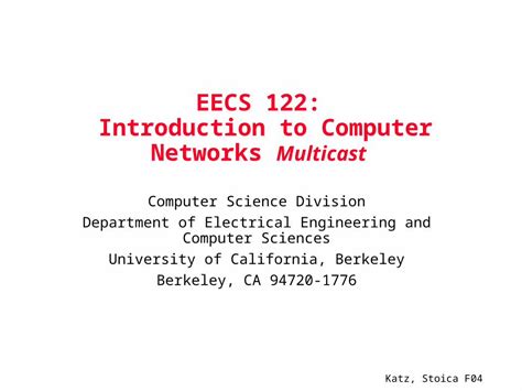 Ppt Katz Stoica F04 Eecs 122 Introduction To Computer Networks