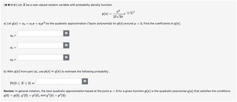 Let X ﻿be A Real Valued Random Variable
