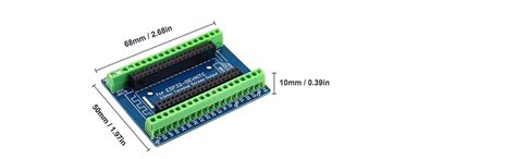 Amazon Com Naughtystarts For ESP Breakout Board Mm Terminal GPIO Expansion Board