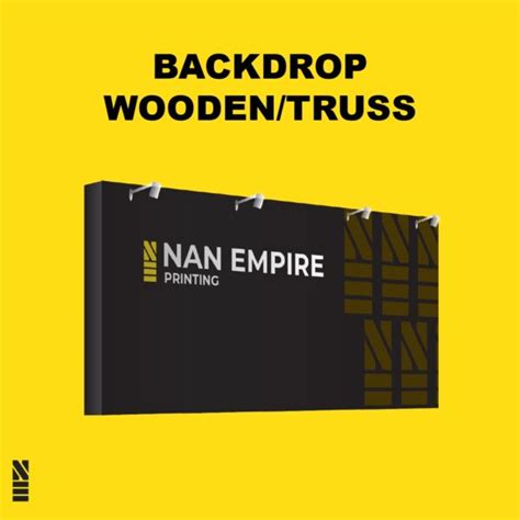 Backdrop Woodentruss Nan Empire Printing