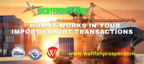 Incoterms® 2020 How It Works In Your Import Export Transactions