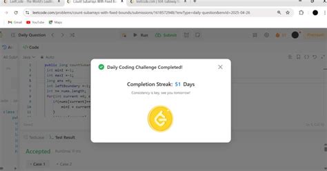 100daysofcode Leetcode 100daysofcode Codingjourney Suhanjali Kumari