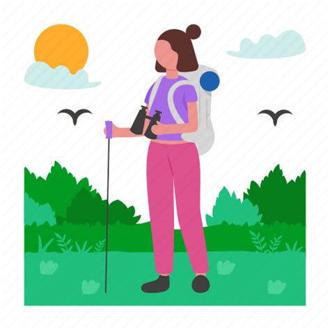 Backpacker Backpack Gear Tips Safety Maps Adventures Icon