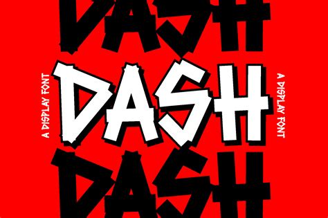 Dash Font By Brothers Graphic Creative Fabrica