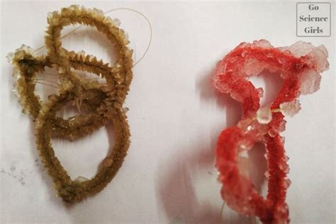 Interlocking Crystal Hearts Grow Your Own Crystals Go Science Girls