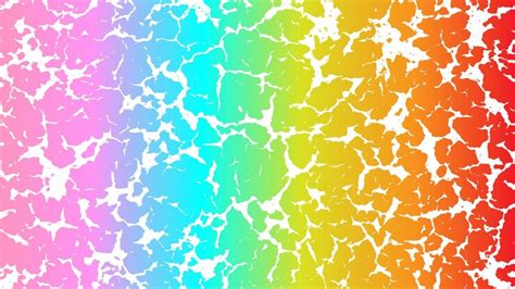 A Rainbow With A White Cracks Background Premium Vector