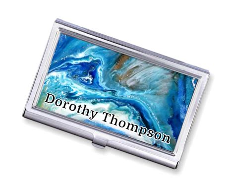 Custom Credit Card Organizer Gift For Boss Business Card Case