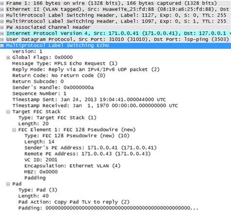 Mpls Pingtracert Mpls Echo报文格式