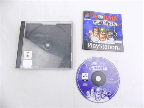 Mint Disc Playstation 1 Ps1 Worms World Party No Cover Free Postage Starboard Games