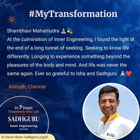 Anirudh K On Linkedin Fulfilment Happens Inside Out Not The Other Way