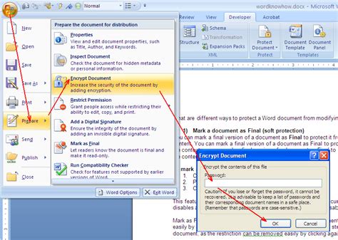 Different Ways To Protect A Word Document From Unintended Modification MS Word Know How