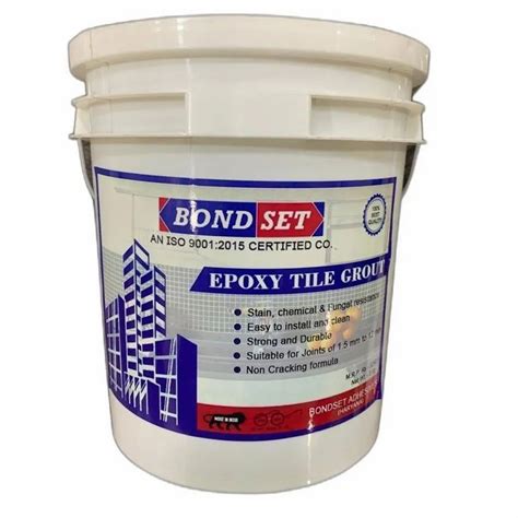 Bond Set Epoxy Tile Grout For Construction At Rs 3250bucket In