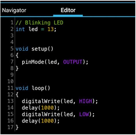 Programming Arduino Via Android Mobile Device Using “arduinodroid”