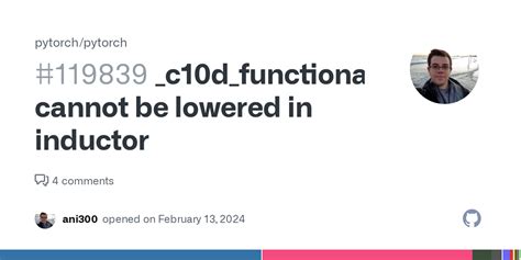 C10dfunctionalallreduce Cannot Be Lowered In Inductor · Issue
