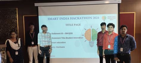 Nikhil Srinath On Linkedin We Are Happy To Share Our Experience From The Internal Smart India