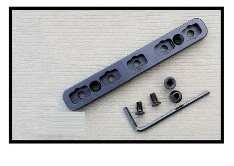Db Tac 3 Inch Black Anodized Keymod To M Lok Rail Section Converter Adapter Db Tac