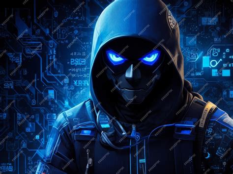 premium photo hacker using the internet hacked abstract computer