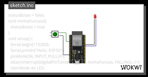Aula Exercício1 Wokwi Esp32 Stm32 Arduino Simulator
