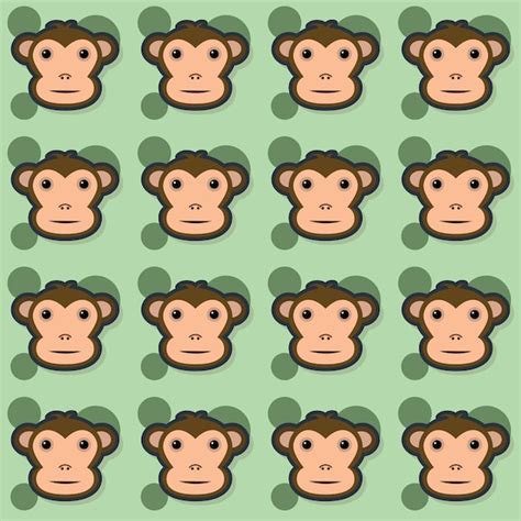 Premium Vector Anthropomorphic Animal Pattern