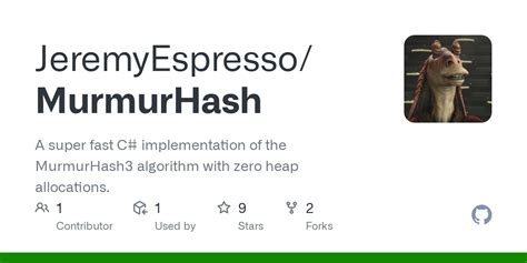 Github Jeremyespressomurmurhash A Super Fast C Implementation Of The Murmurhash3 Algorithm