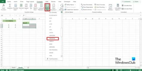 how to use the minverse and mmult functions in excel