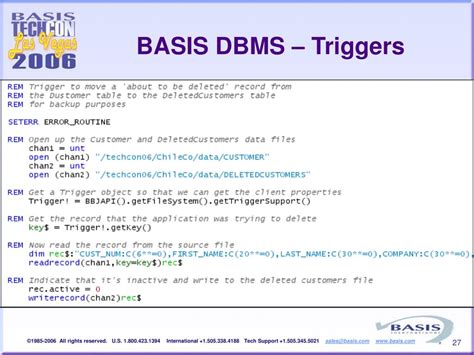 Ppt Basis Dbms Triggers And Stored Procedures Powerpoint