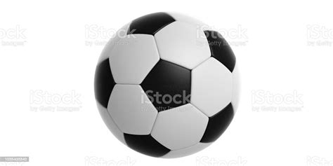 축구 축구 공 흰색 배경에 고립 된 컷아웃 3 차원 일러스트 레이 션 가죽에 대한 스톡 사진 및 기타 이미지 가죽 검은색 경기 스포츠 Istock